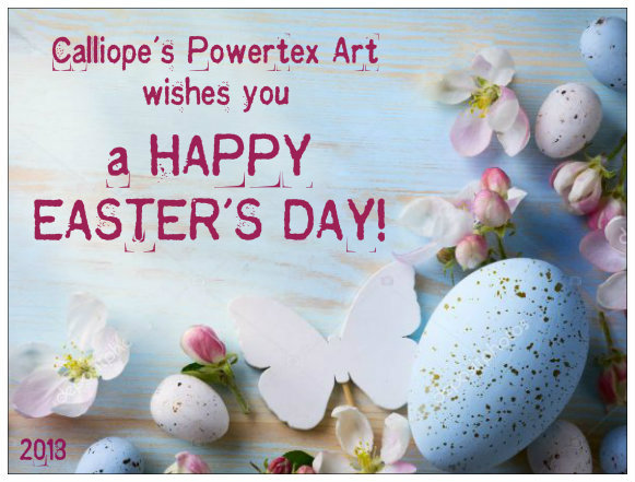 Calliope's Powertex Art