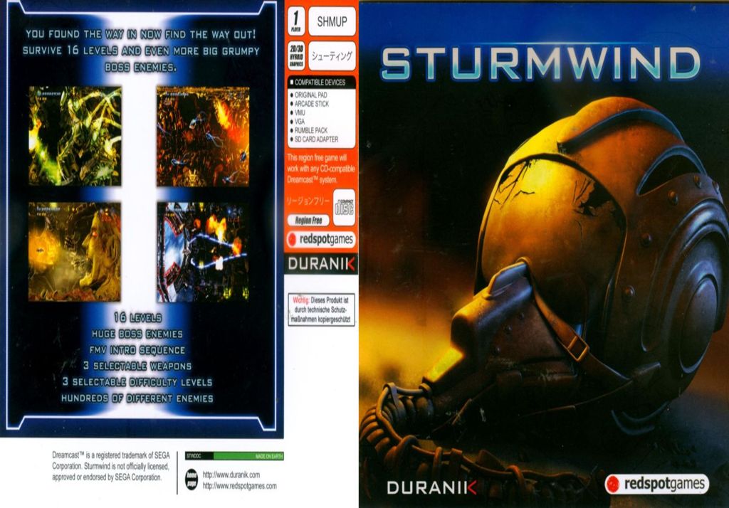 MULTIJOGOSAMERICANASP: STURMWIND DREAMCAST