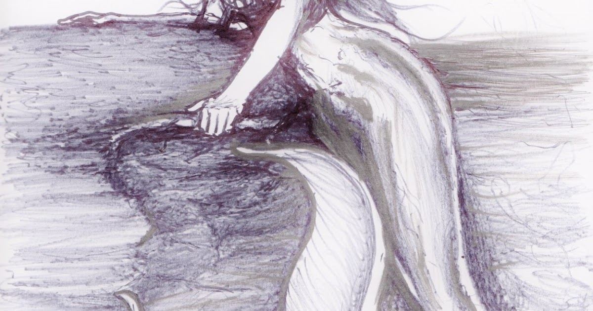 Sad Mermaid Drawings