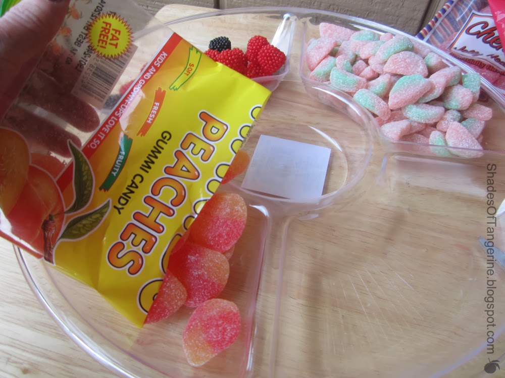 Shades Of Tangerine: Gummy Fruit Tray (DIY)