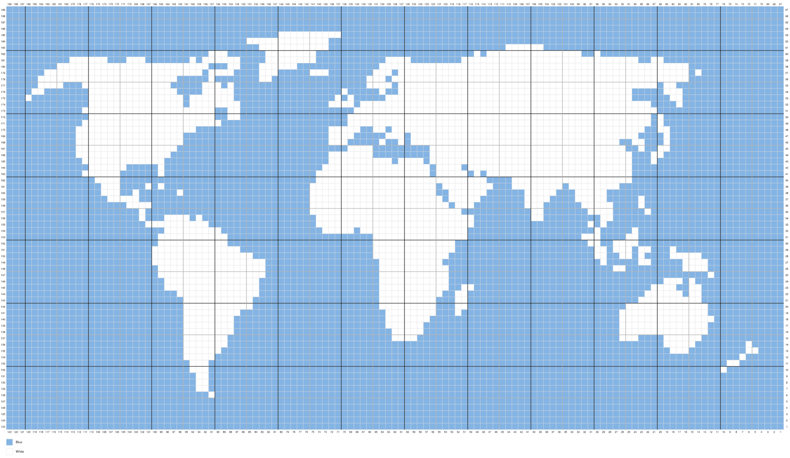 Living the Craft Life: Earth Day World Map C2C Blanket - FREE GRAPH AND ...