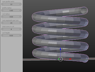 Blender Python: Coil Addon Interactive