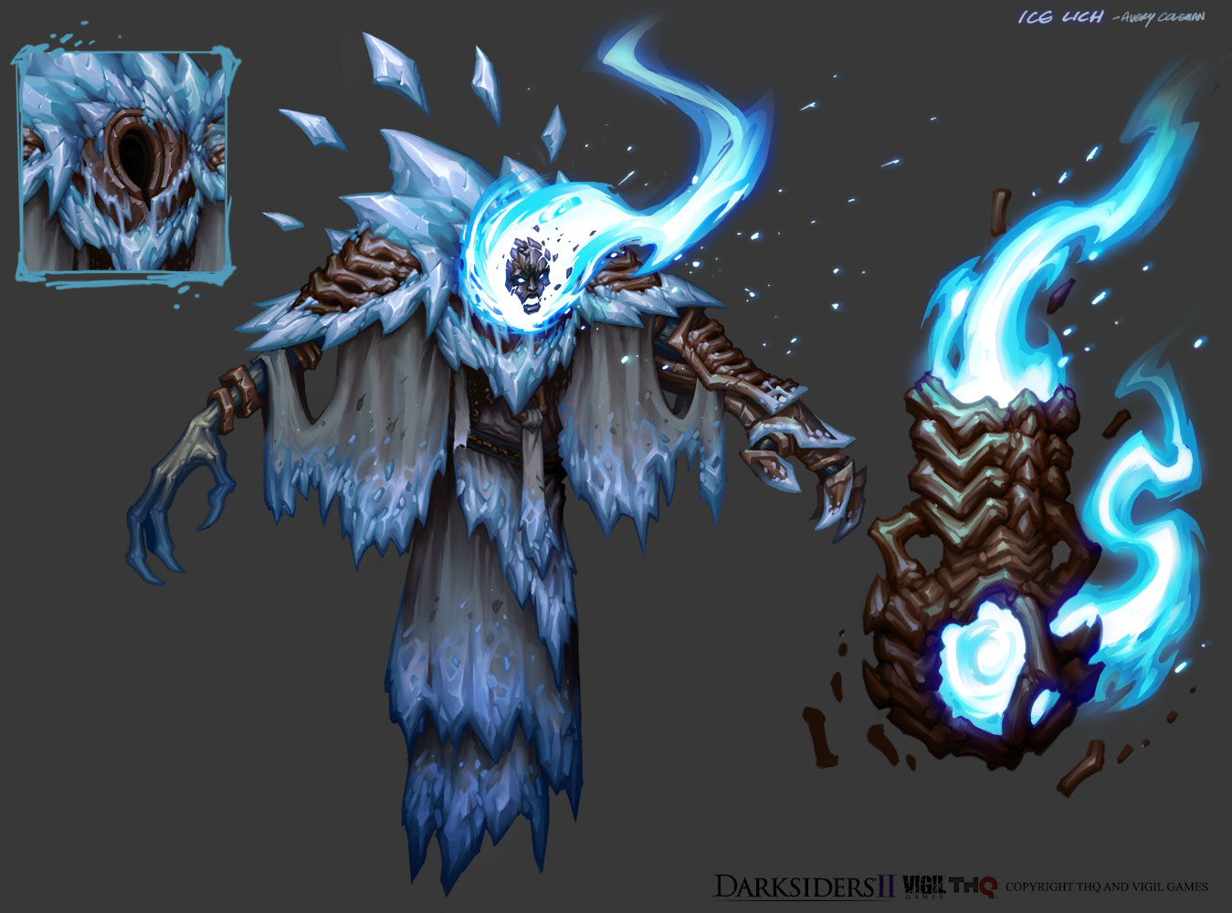 The Lantern Factory: Darksiders 2 Concept Art - The Frozen Undead