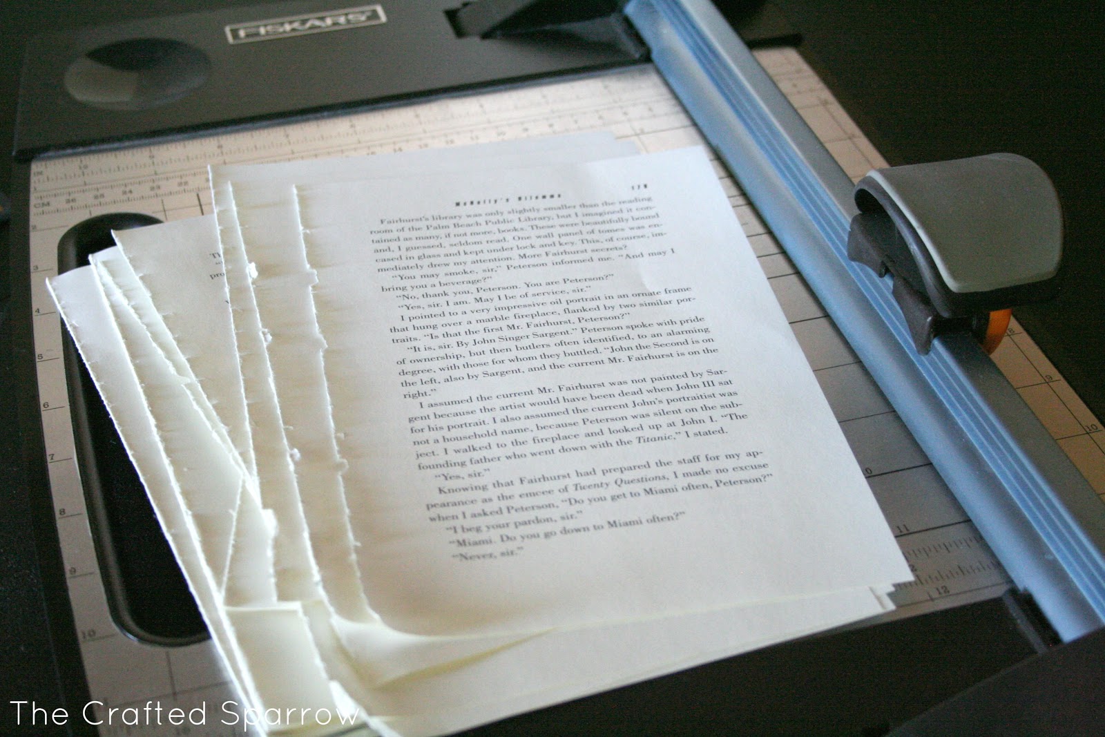 Book Page Christmas Ornaments | Tauni Everett