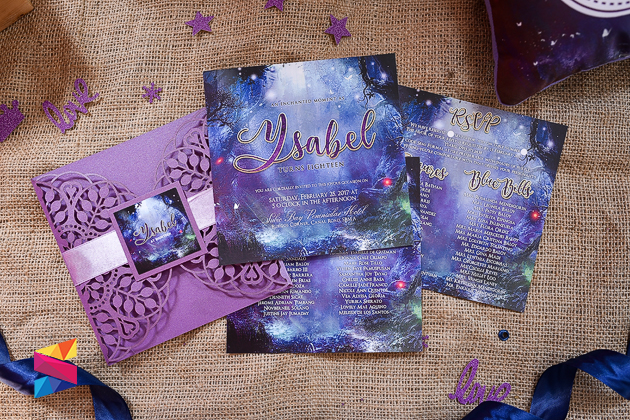 Enchanted Themd Debut Invitation - Stunro CreativeWorks