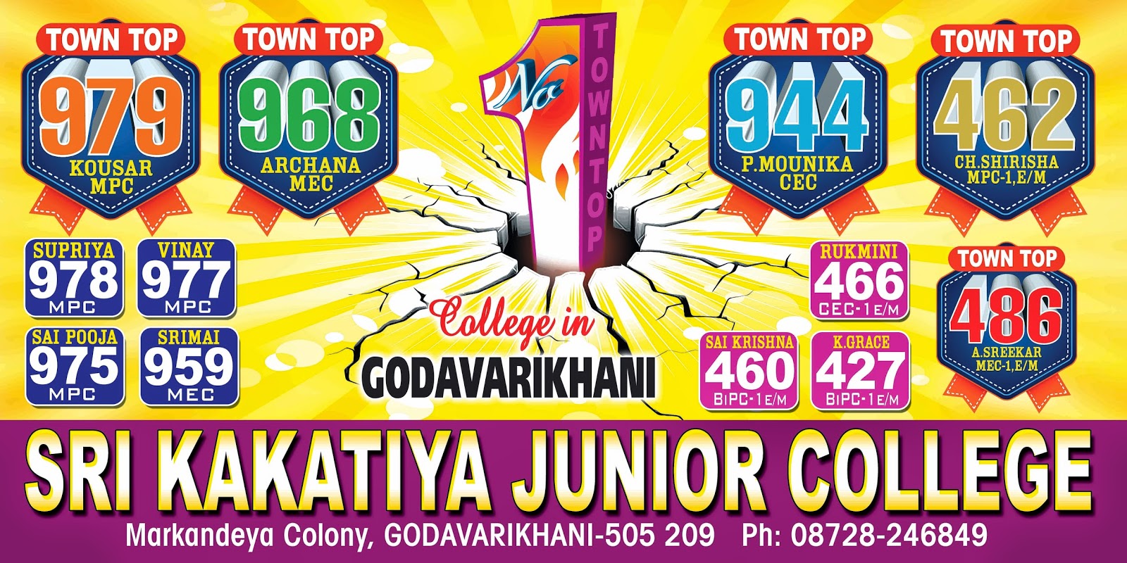 10x20 school hoarding designs | naveengfx