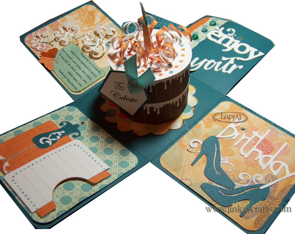 Jinky's Crafts & Designs: Check Out Our Client's Exploding Boxes Version