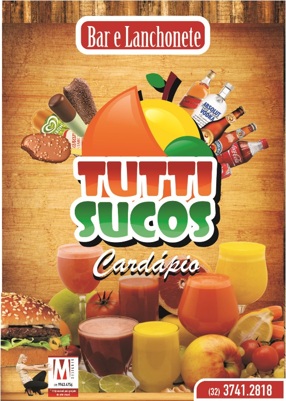 Lanchonete Tutti Sucos: CARDAPIO
