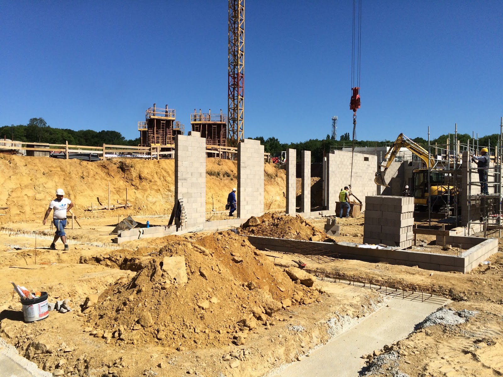 SAJH l'Horizon: Élévation du bâtiment principal 8 juin 2015