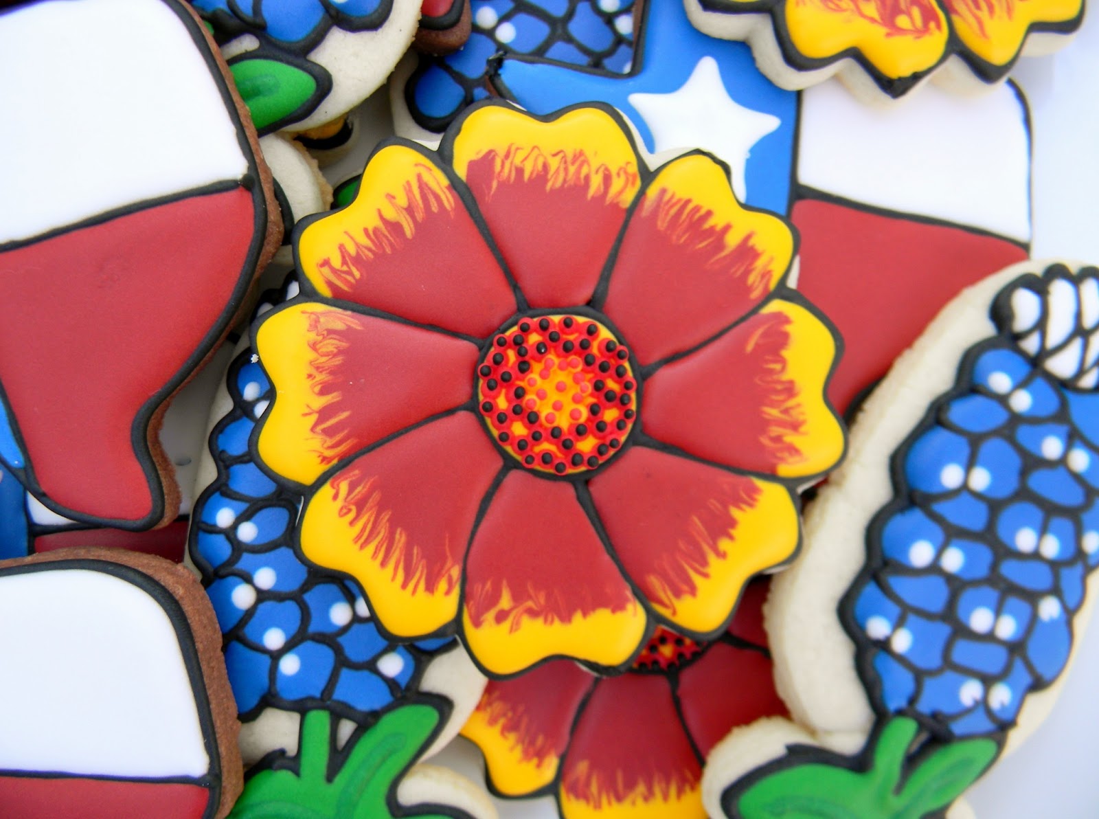 Sweet Melissa's Cookies: Texas Theme Cookies