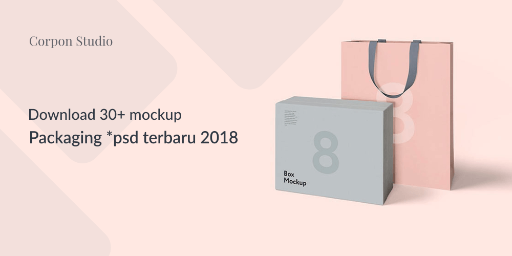 Download 30+ Mockup Packaging/Kemasan PSD Terbaru