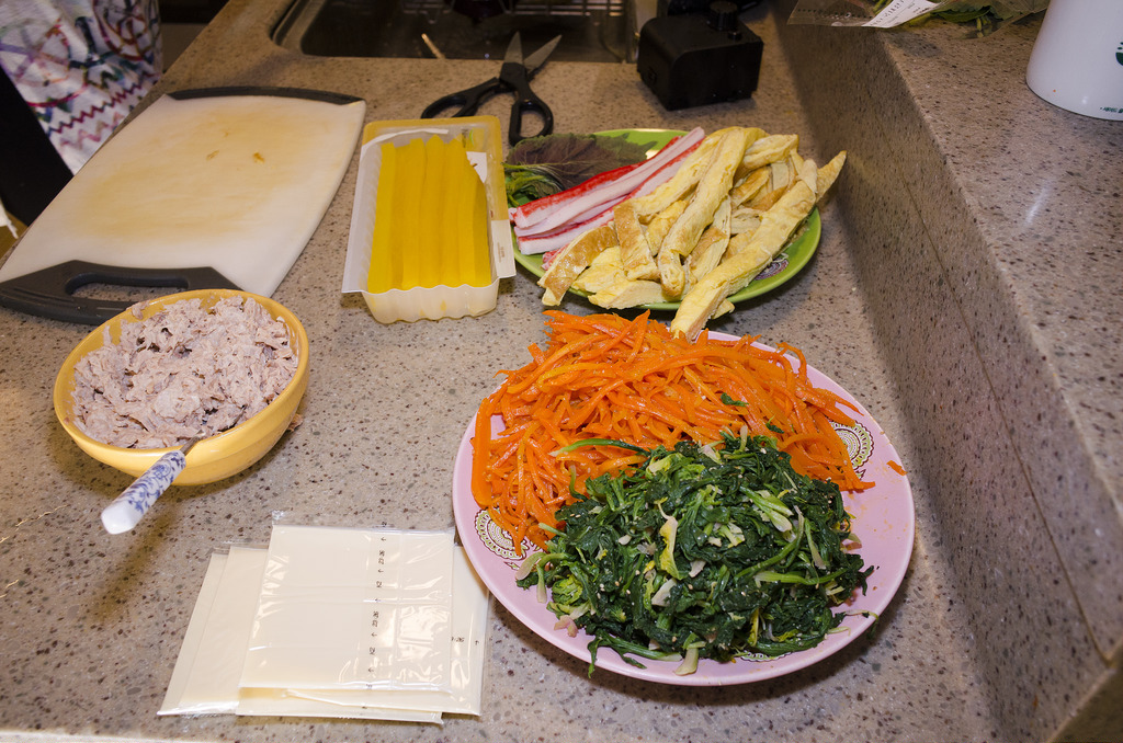 [Food] Gimbap (김밥, Korean Laver Roll) ~ peacebreeze