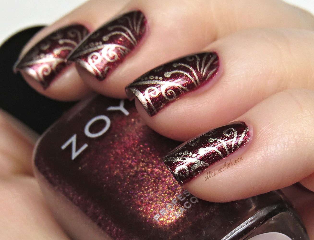 All This Polish: Zoya India and Pueen Stamping