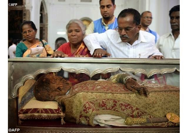 St. Francis Xavier’s body on public display in Goa ‎ | kerala catholics