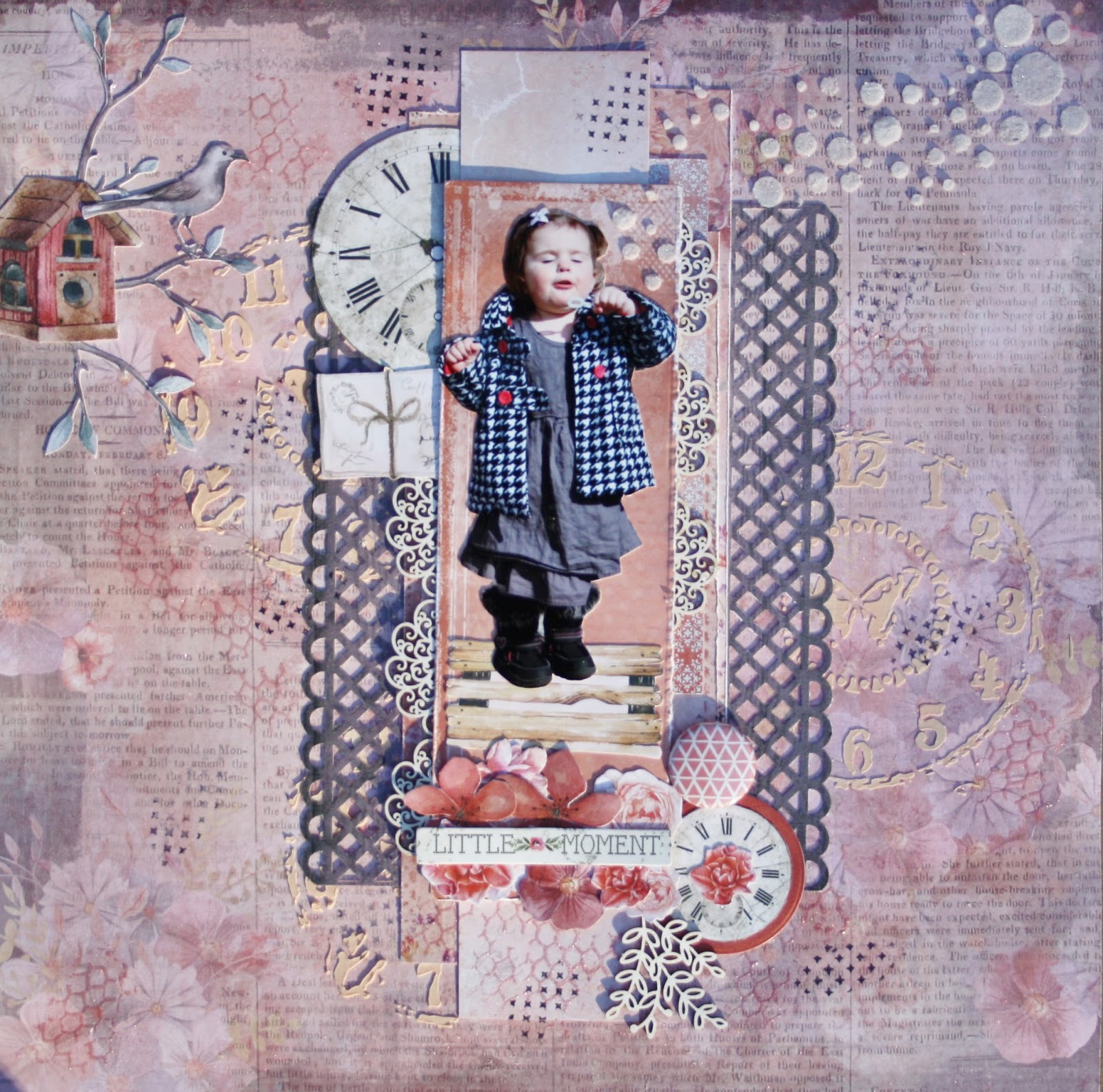 Lillybean: Little Moment-My Creative Scrapbook LE Kit October