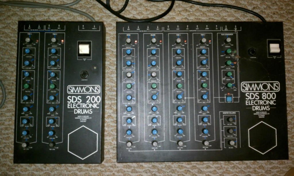 MATRIXSYNTH: Vintage Simmons SDS 800 and SDS 200 Electronic Drums
