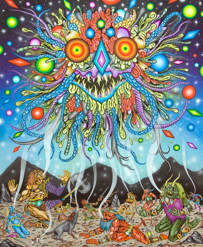 'Psychedelic Nightmare Paintings' by Skinner