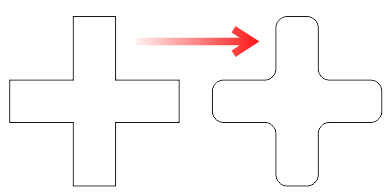 Membuat Sudut Tumpul pada Objek Kurva dengan CorelDRAW | Belajar CorelDRAW