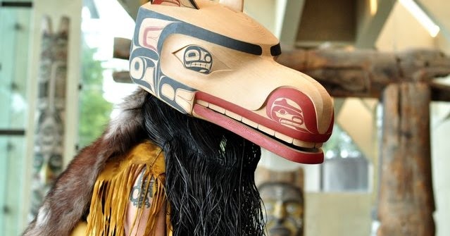 White Wolf : Tsimshian Dancers perform the Wolf Dance, a celebration of ...