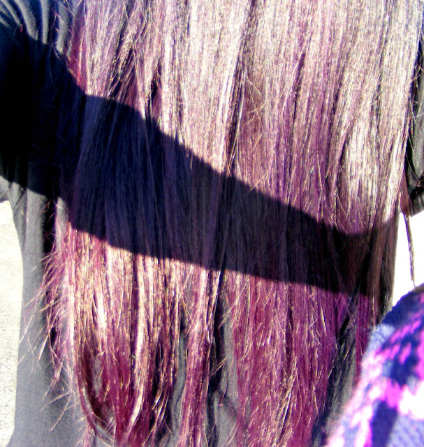 OUTFIT DEL DÍA: My purple hair, Mi cabello morado