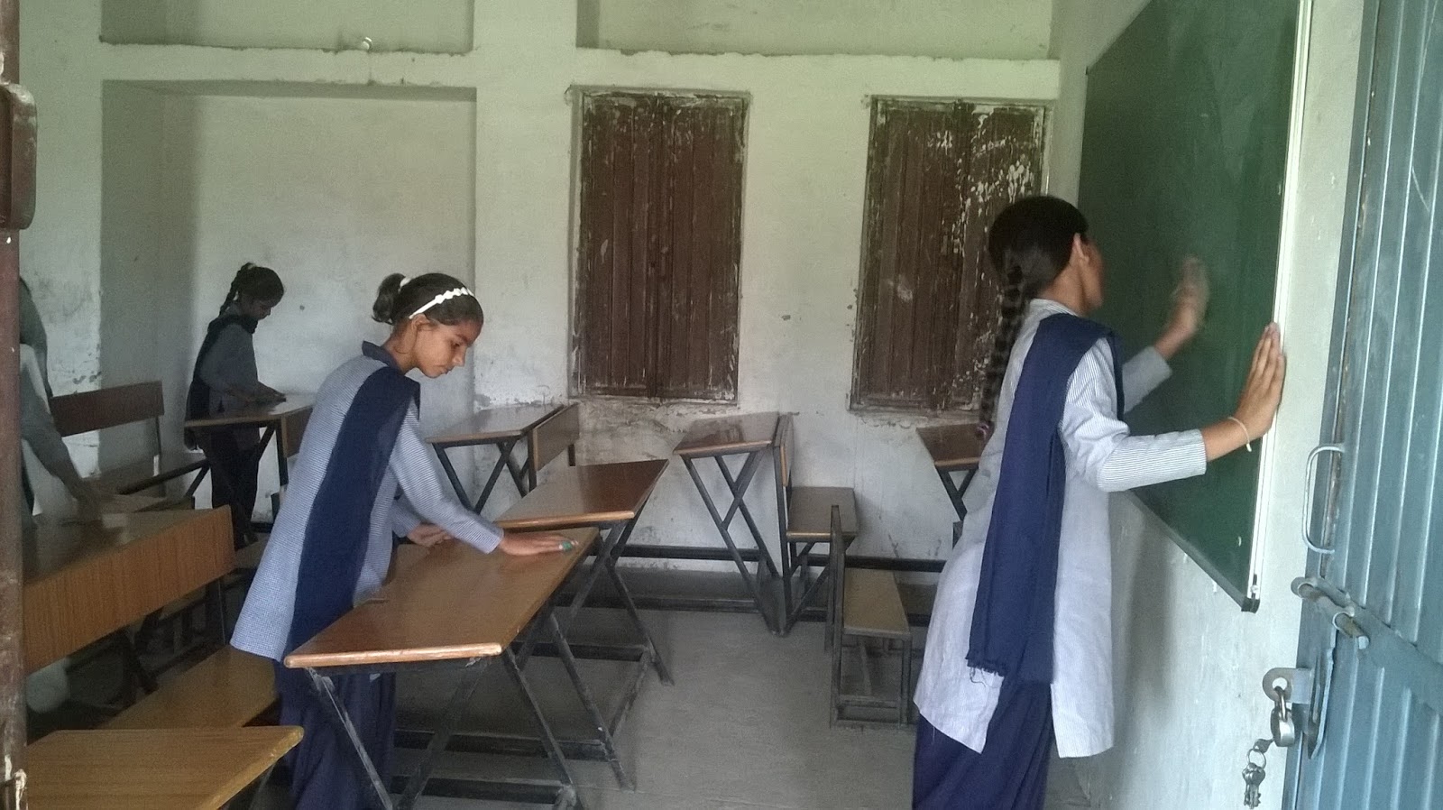 Clean School Clean Haryana Campaign by AIFT ~ Welcome to GSSS Manka-Manki