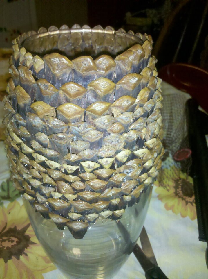 Jennys Creative Living Pine Cone Vase