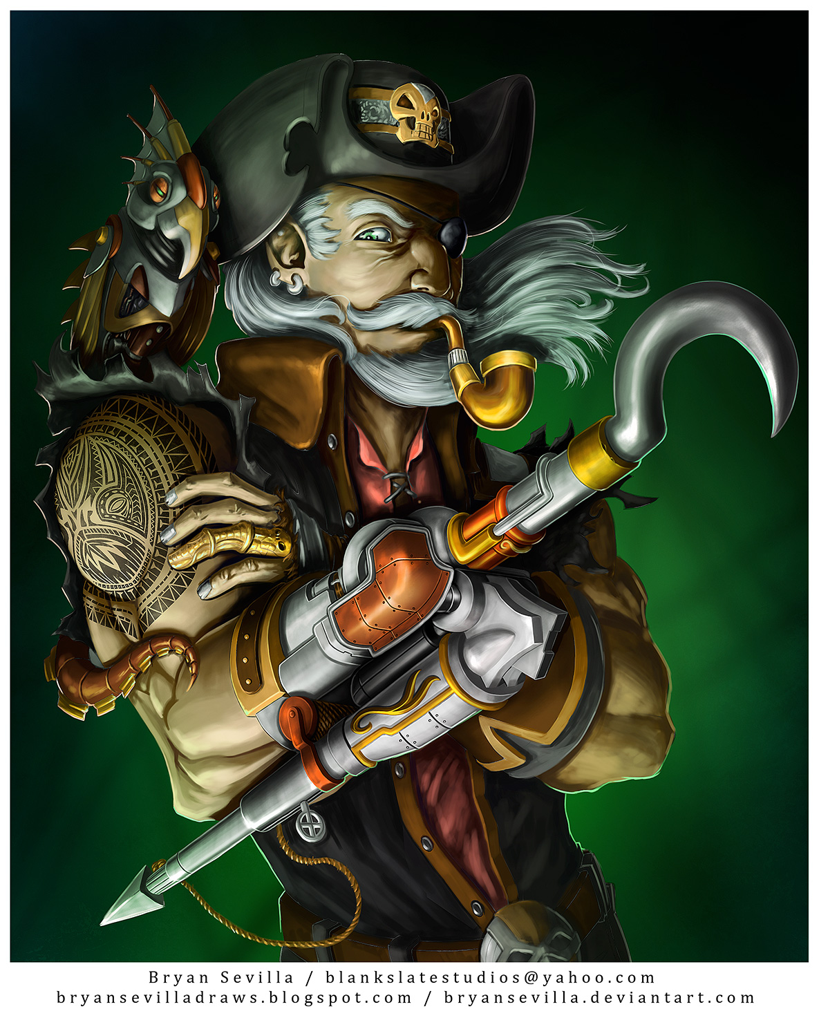 Sketching from Scratch: Captain Hook