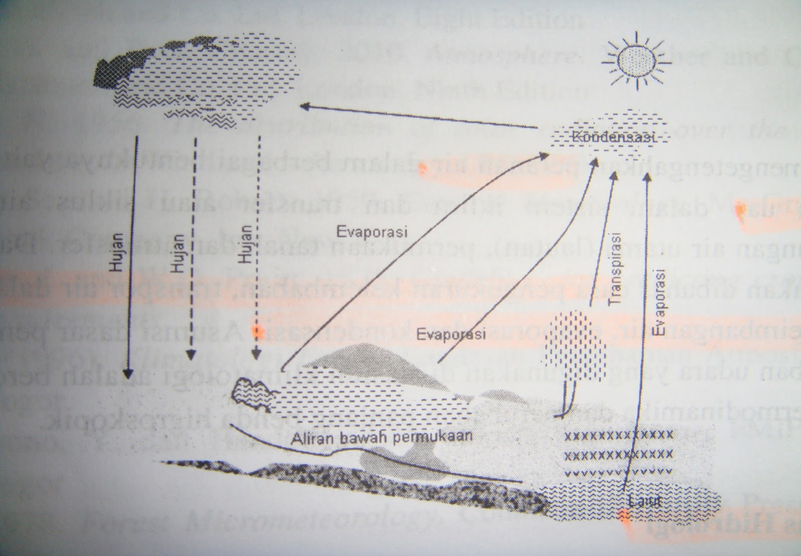PEMBENTUKAN AWAN DAN HUJAN (SIKLUS HIDROLOGI)