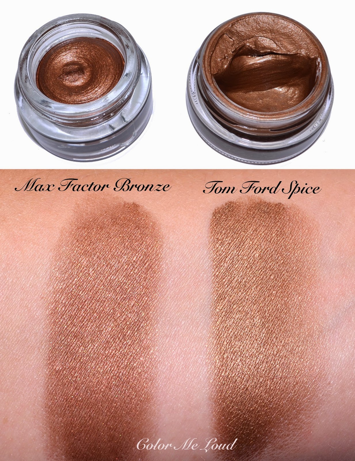 Max Factor Excess Shimmer #15 Pink Opal, #20 Copper, #25 Bronze, Review ...