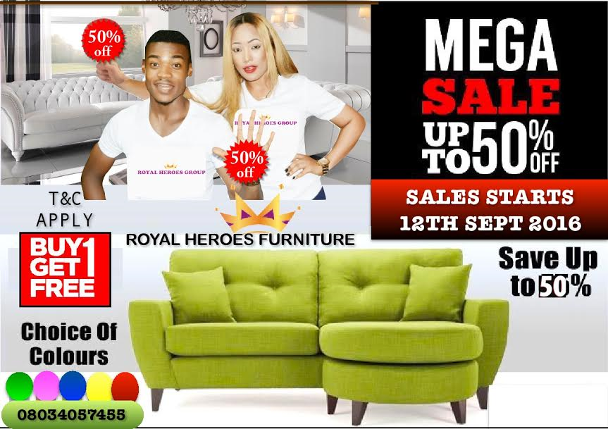 Royal Heroes Furniture mega sales, 2017