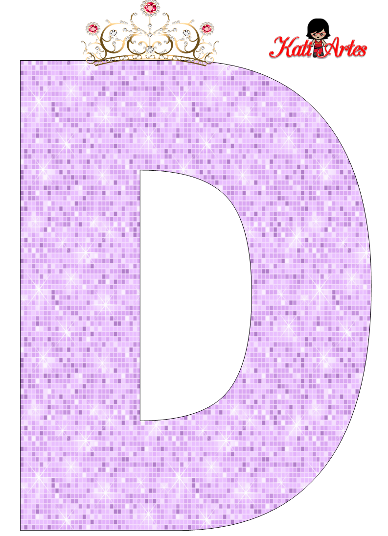 La Letra O En Morado