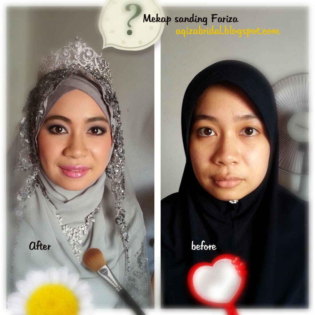 Aqiza Bridal Boutique & Studio: 4 Mekap pengantin terkini