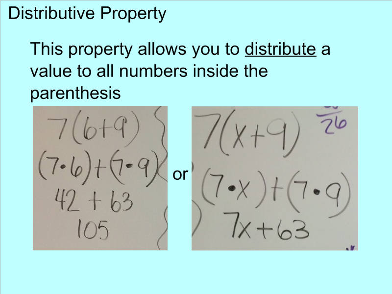 Mrs. White's 6th Grade Math Blog: MATH PROPERTIES REVIEW & NOTES