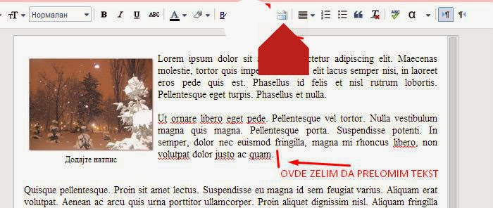 Tatjana Dimitrijevic & Ladies Community: WEB notes: Kako dodati sliku u ...