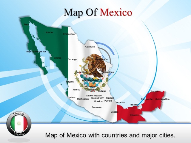 Powerpoint Maps: Make Incredible Mexico Map In PowerPoint