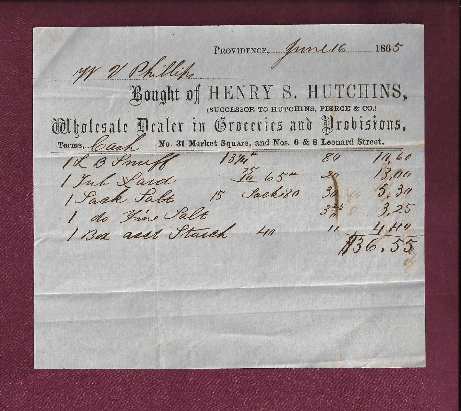 Whipple Van Buren Phillips: July 2013