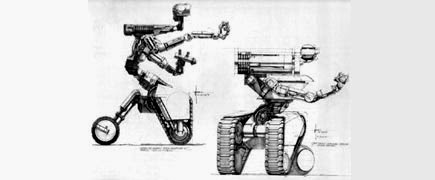 Vintage SHORT CIRCUIT Robot Concept Designs by Syd Mead « Film Sketchr