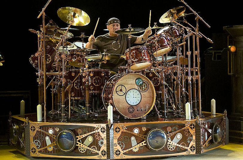 Neil Peart Drum Kit - Alguns Setup´s do Grande Baterista do Rush