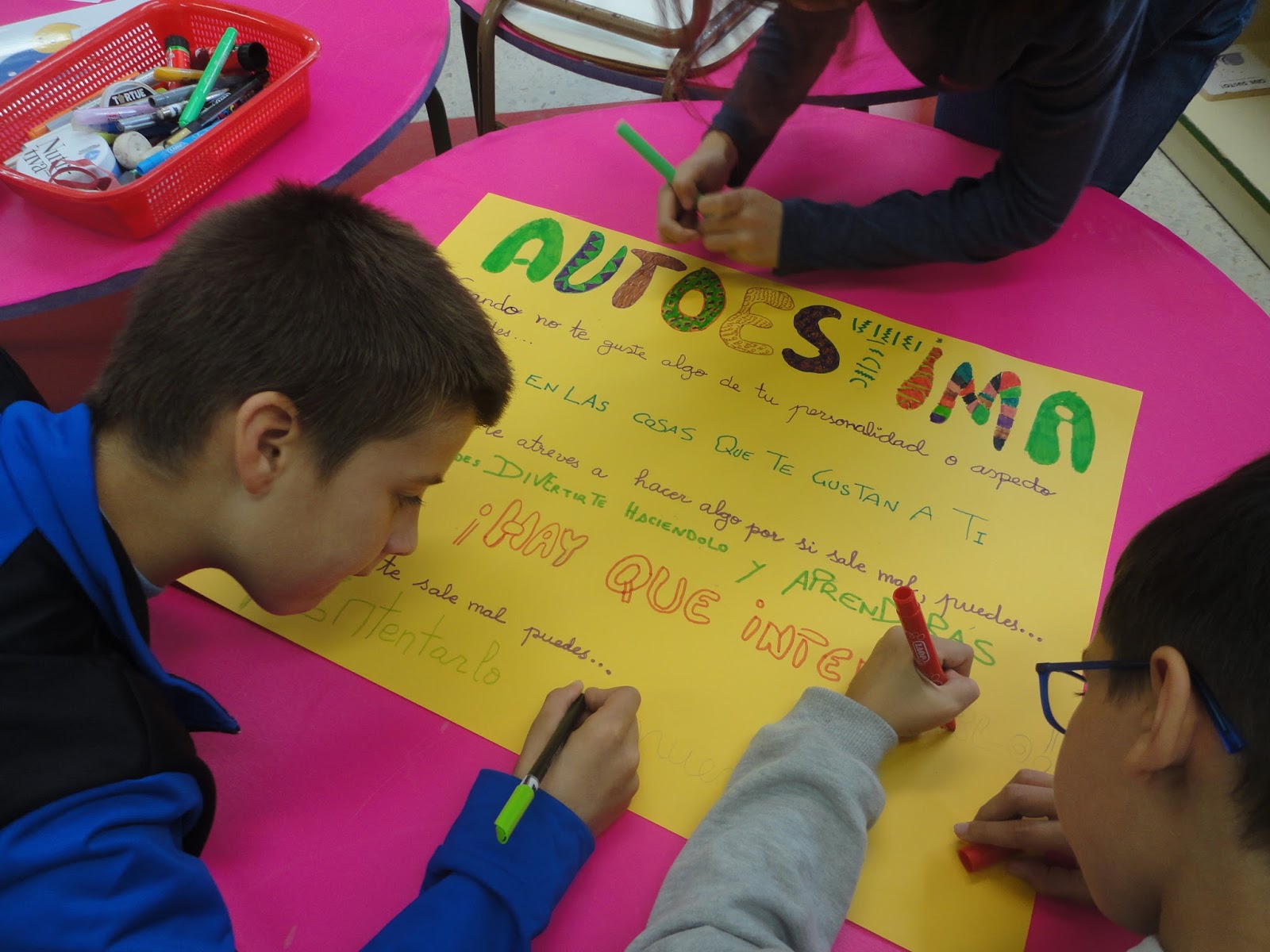 A clase de 5º : Autoestima