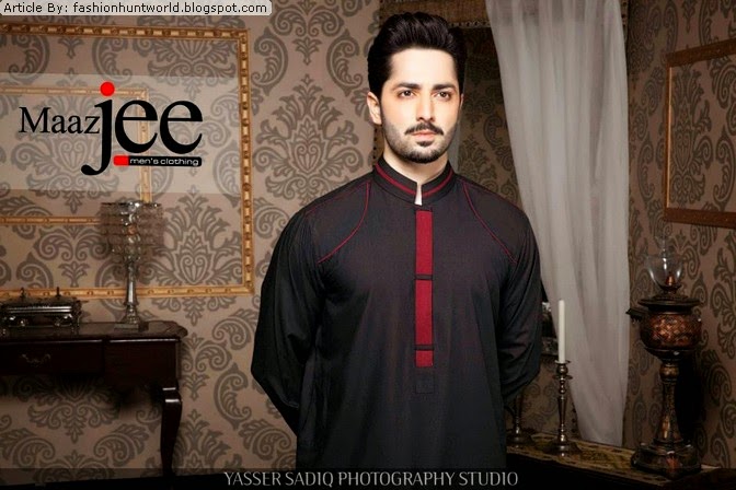 Maaz Jee Mid Summer Eid Collection 2014 For Men | Eid Ul Azha Men's ...