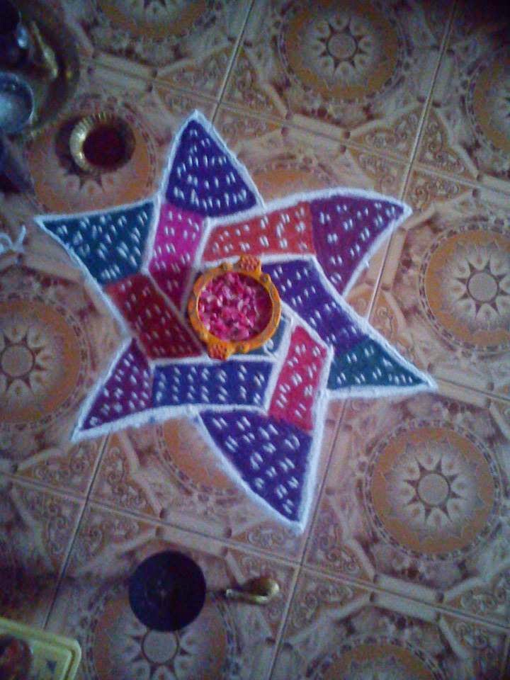 TELUGU WEB WORLD: SPARKLING STAR DAILY POOJA KOLAM