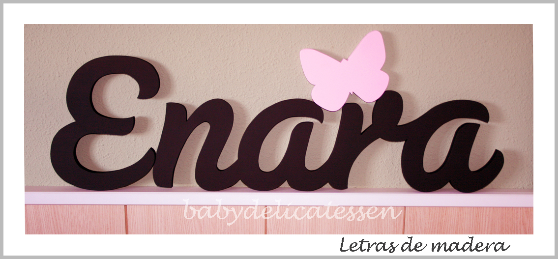 BABY DELICATESSEN LETRAS DE MADERA: febrero 2013