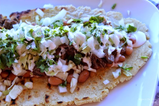 Una Mexicana en USA: Huaraches Mexicanos de Carne Asada