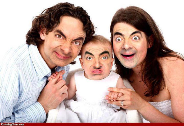 Gambar Keluarga Mr Bean - Oh!