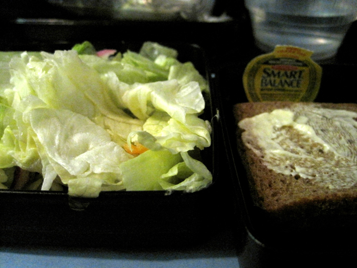 Vegan à Montréal: Repas végétaliens en avion