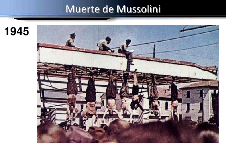 sociales y lengua: La muerte de Benito Mussolini