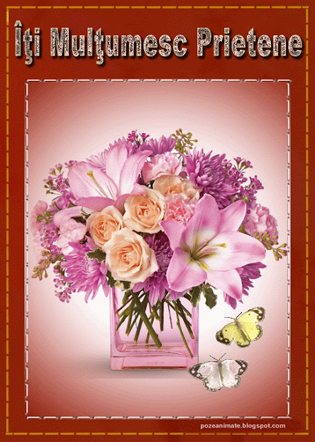 Îţi mulţumesc prietene ,in ploaie si apa gif