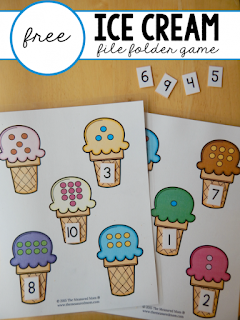 Letter I: Ice Cream Art, Ice Cream File Folders, Ice Cream Parlor ...