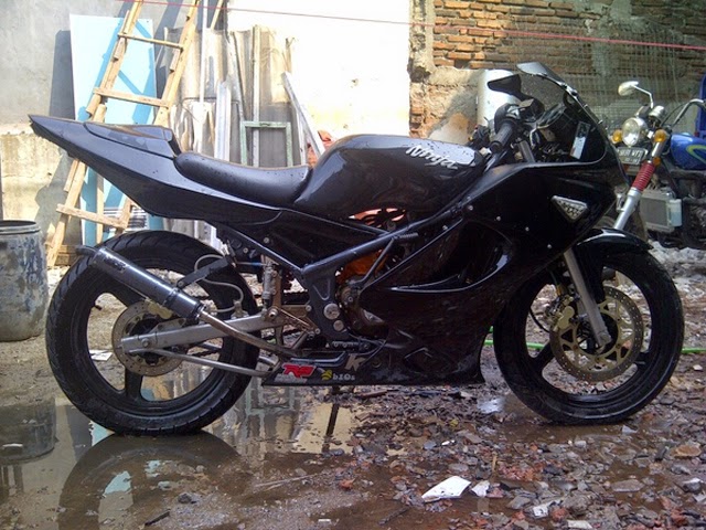 34+ Konsep Penting Modifikasi Ninja Rr Hitam