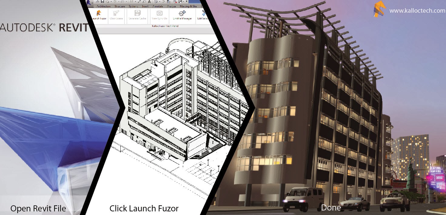 Revit Add-Ons: Fuzor Add-in for Revit for Real-time Rendering